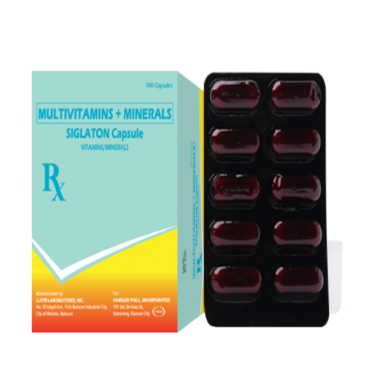 SIGLATON Multivatamins / Minerals Capsule 100's price in the ...